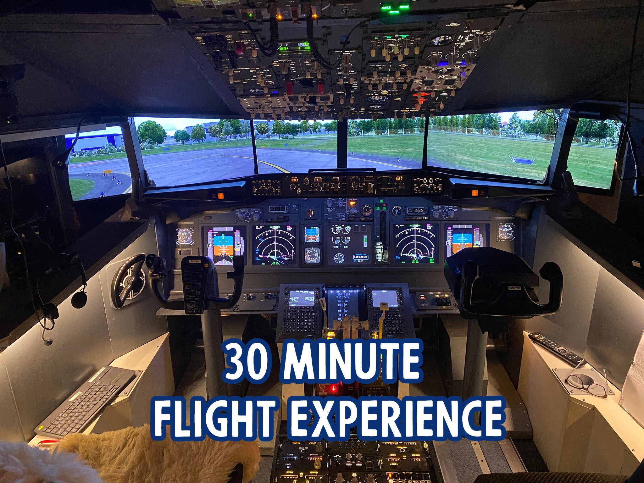 30 Minute - Boeing 737-800 NG Flight Experience, Norfolk